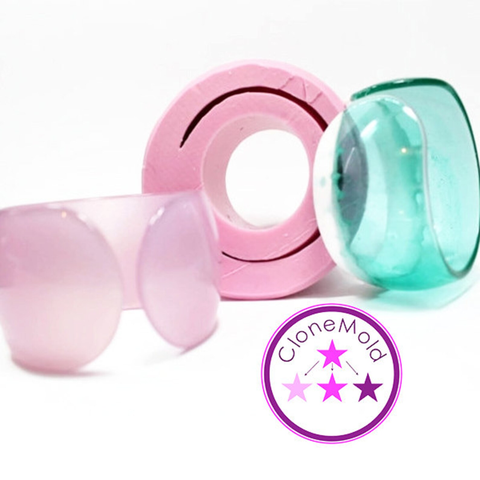 Cuff Mold Chunky Rounded Bangle Bracelet Silicone Rubber Mold | Etsy