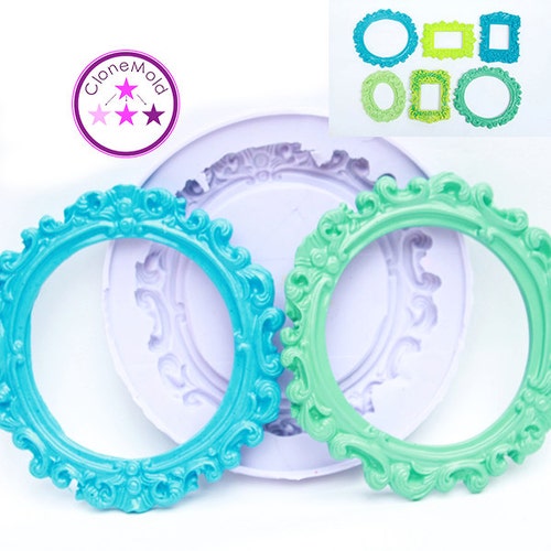 Frame Mold Circle Large Round Frame Silicone Rubber - Etsy
