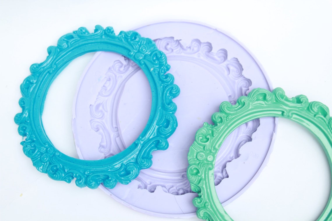 Frame Mold Circle Large Round Frame Silicone Rubber | Etsy