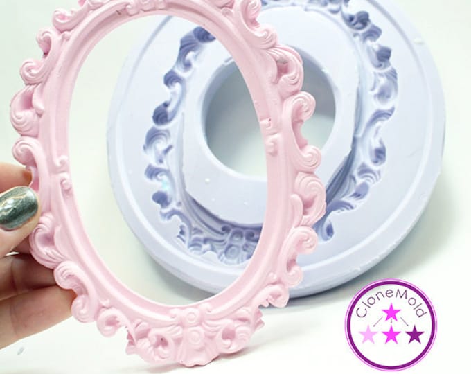 Frame Mold Oval Picture Frame Silicone Rubber - Etsy