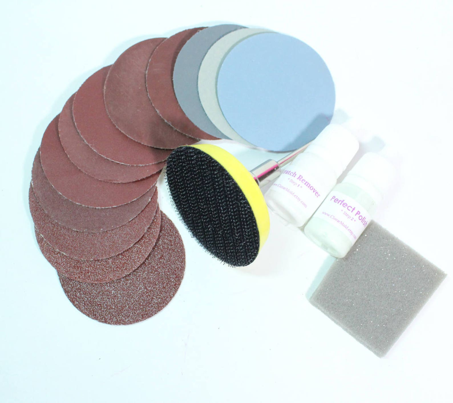 Rotary Tool Attachment and Sanding and Polishing Kit With MICRO ...