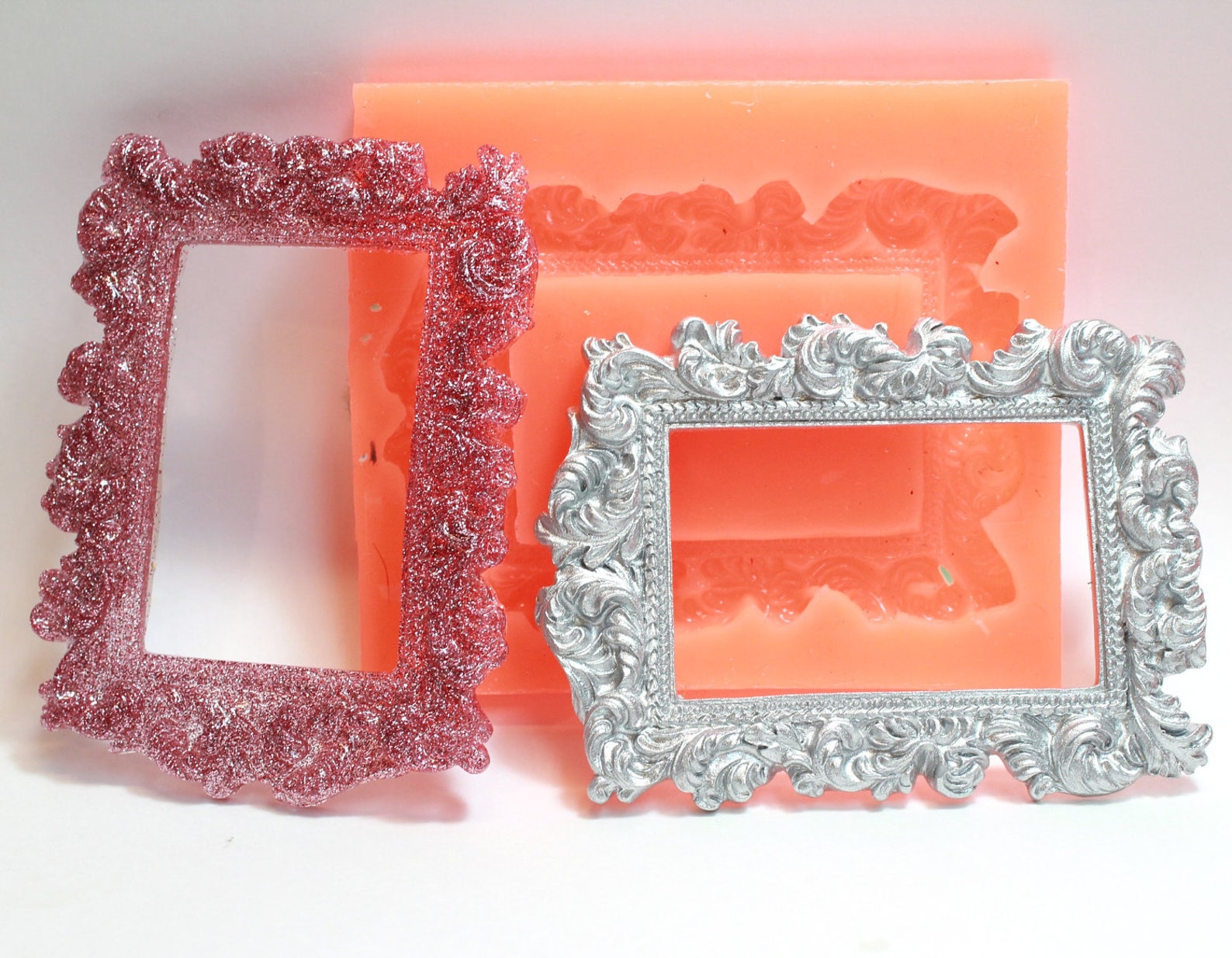 Rubber Frame Mold Rectangle Frame Mold Silicone Rubber | Etsy