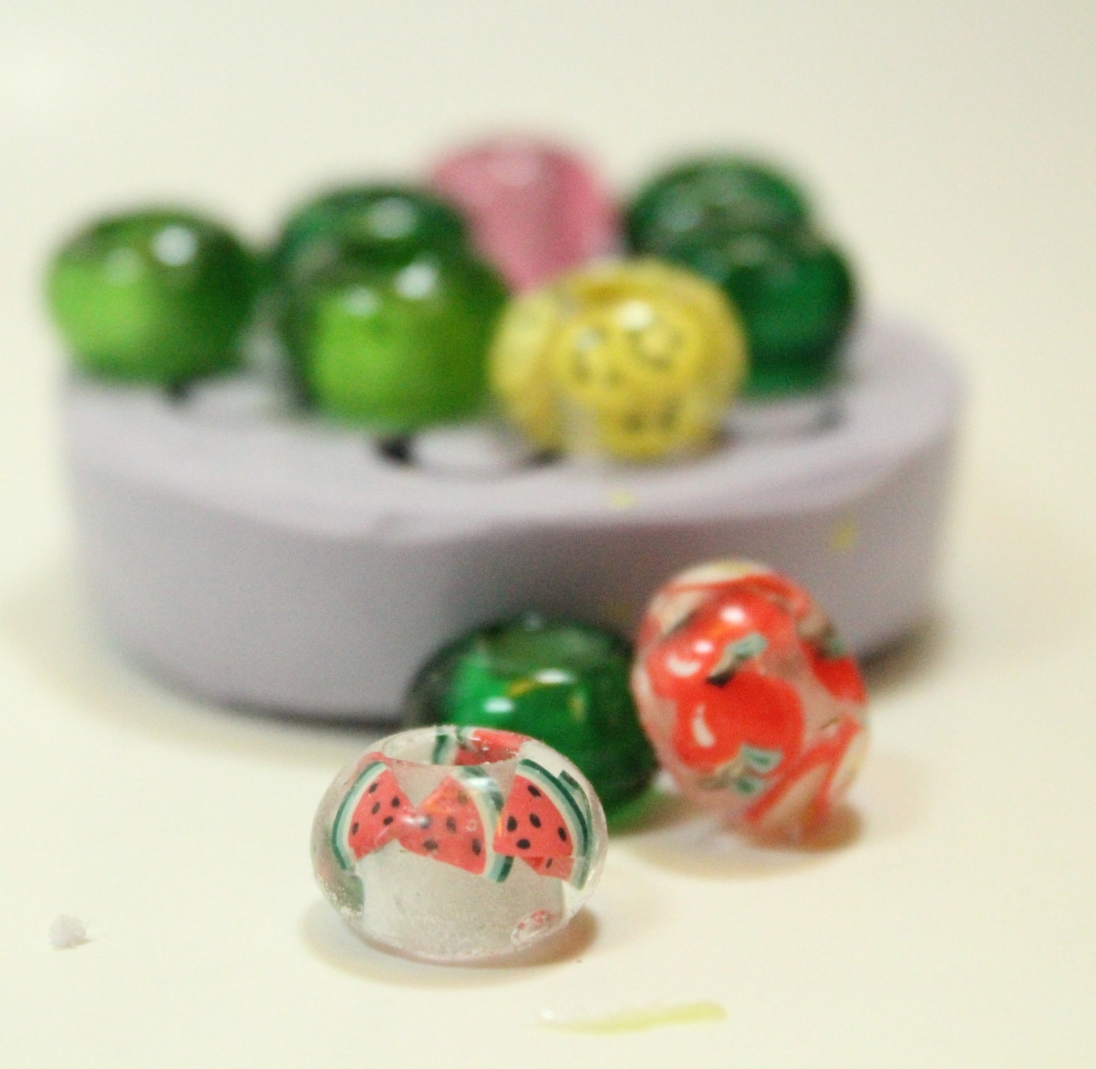 Round Bead Mold Large Round Sphere Silicone Rubber Mold 5 | Etsy