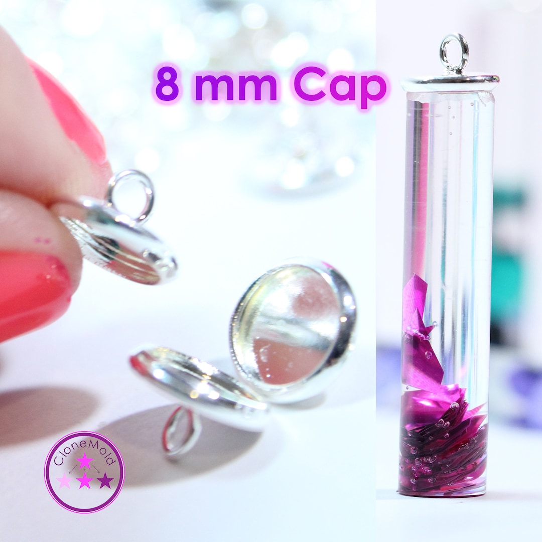 Small Flat Bead Cap With Hook for Pendants; 8 Mm - Etsy