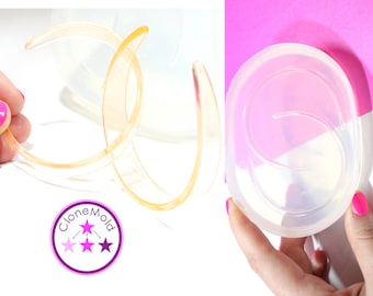 Thick Hoop Mold Earring Silicone Rubber Mold | Etsy