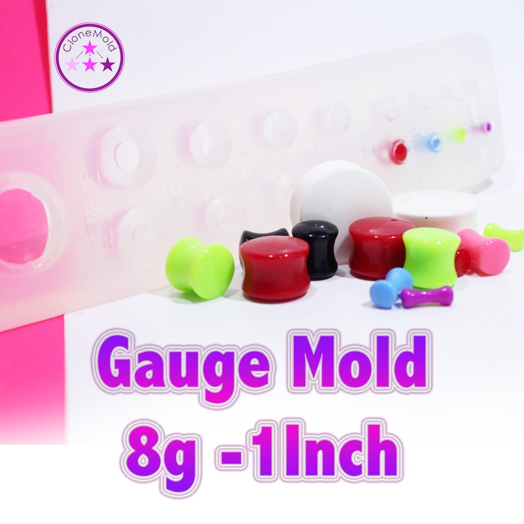 Ear Plug Silicone Mold: Multiple Sizes 8g-1 Inch - Etsy