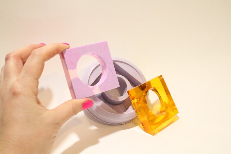 Napkin Ring Mold Square Silicone Rubber | Etsy