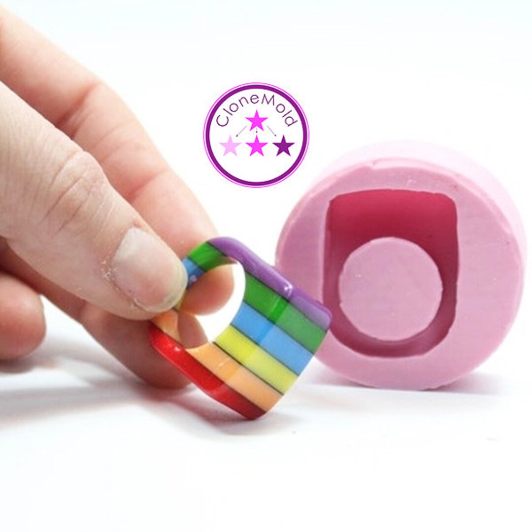 Ring Mold Rectangle Band Silicone Rubber Size 7 - Etsy