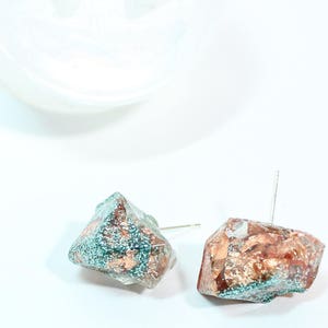 Large Nugget Mold Jewel Earring Stud Silicone Rubber Mold - Etsy
