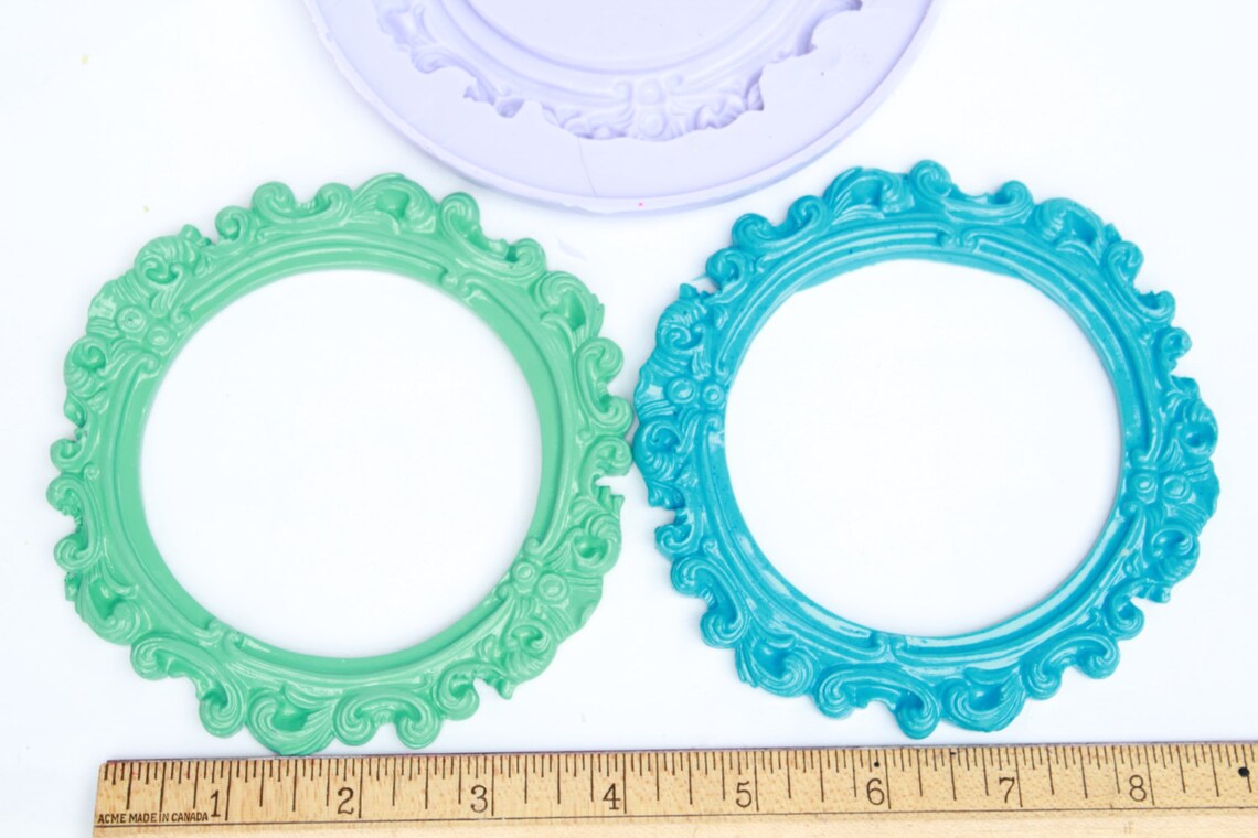Frame Mold Circle Large Round Frame; Silicone Rubber; - Etsy