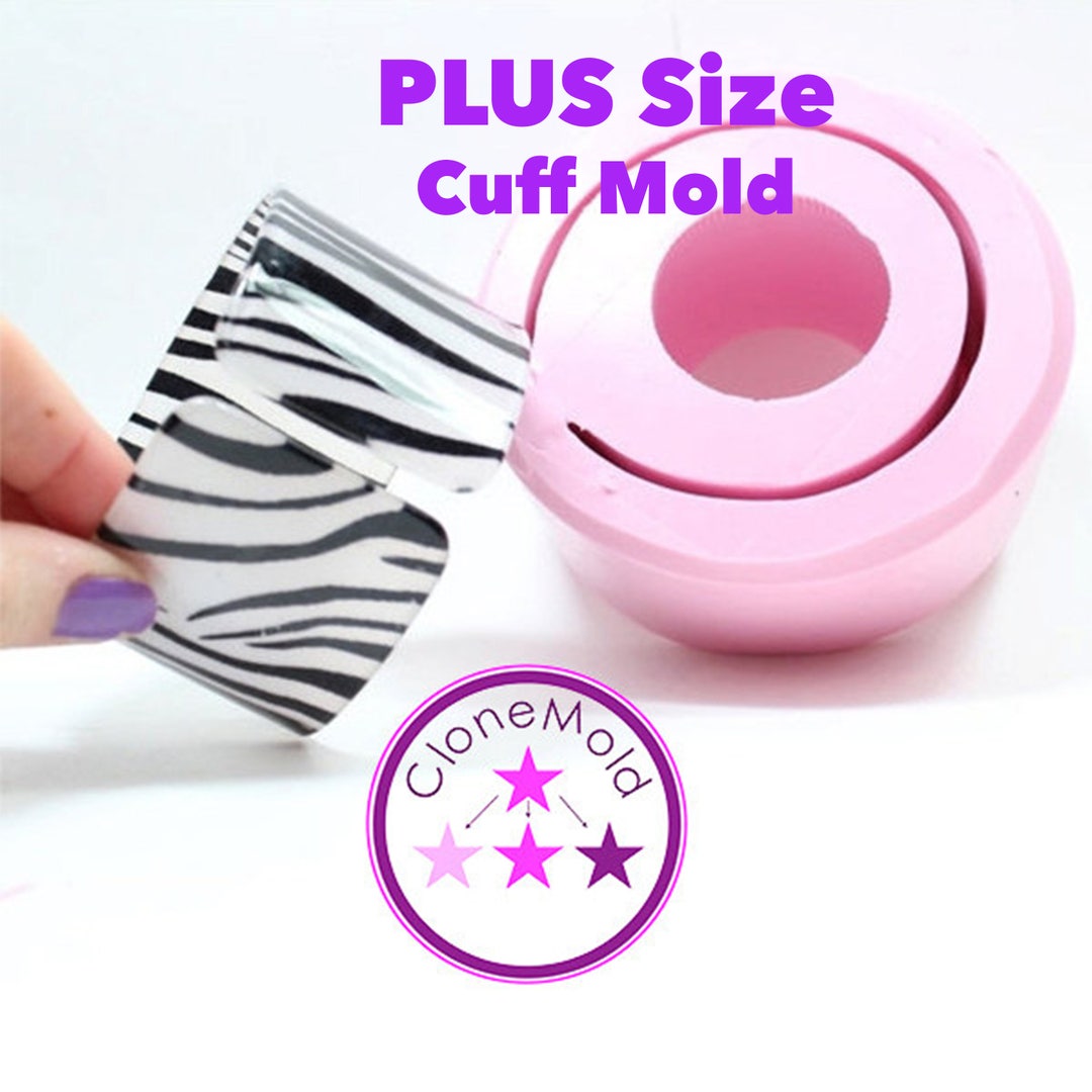 Plus Size Cuff Mold - Tall Extra Large Silicone Bangle Bracelet Mold - Etsy