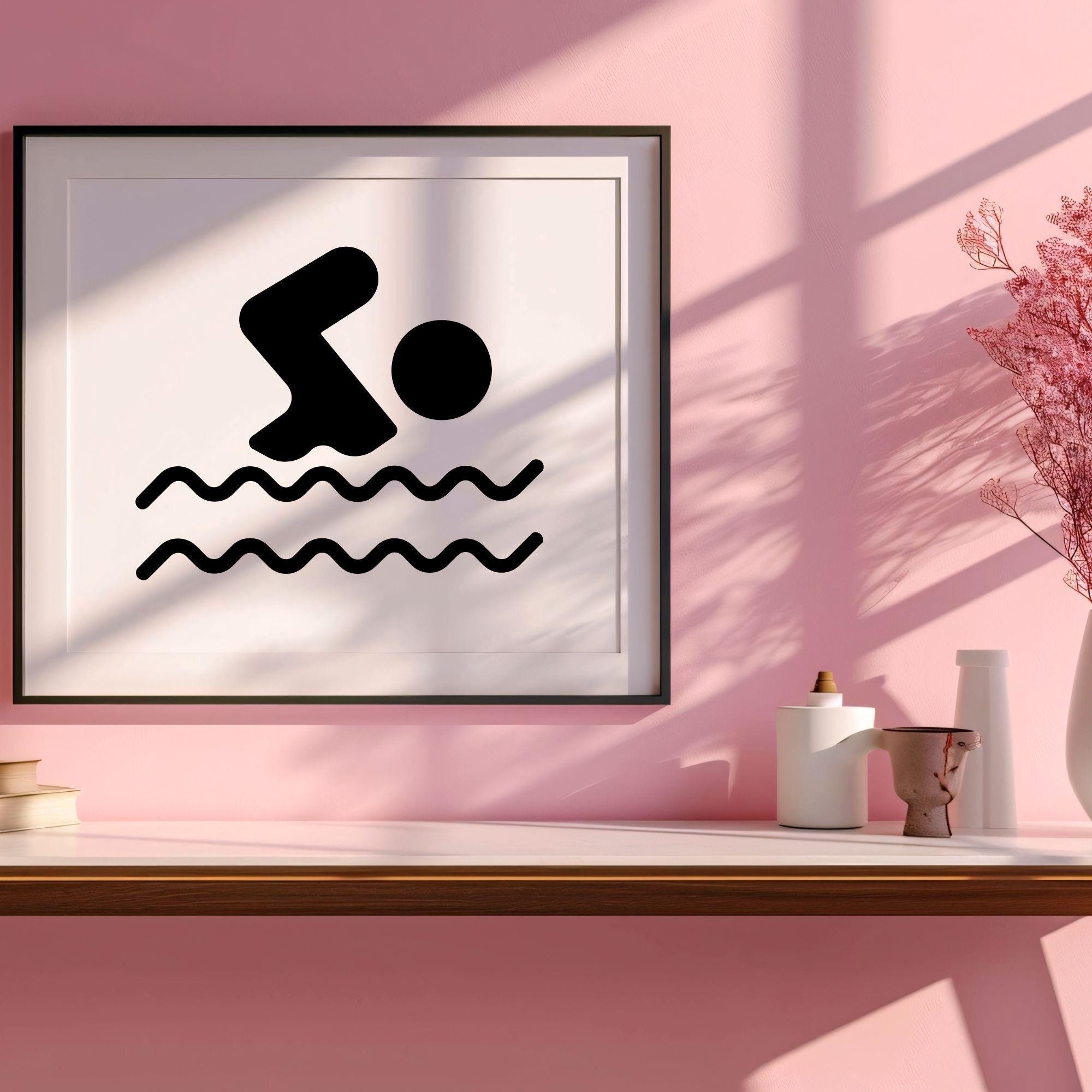Swimming Svg Bundle,digital Swim Art for Silhouette,water Sports Svg ...