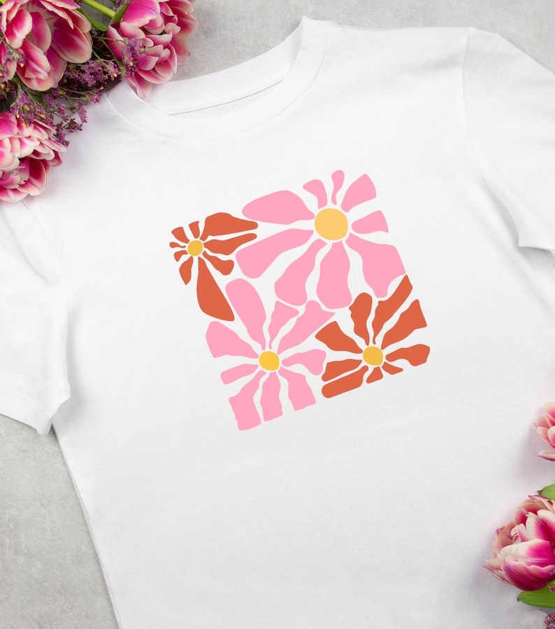 Abstract Flower Svg and Png Bundle,retro Flower Svg,boho Flower Svg ...