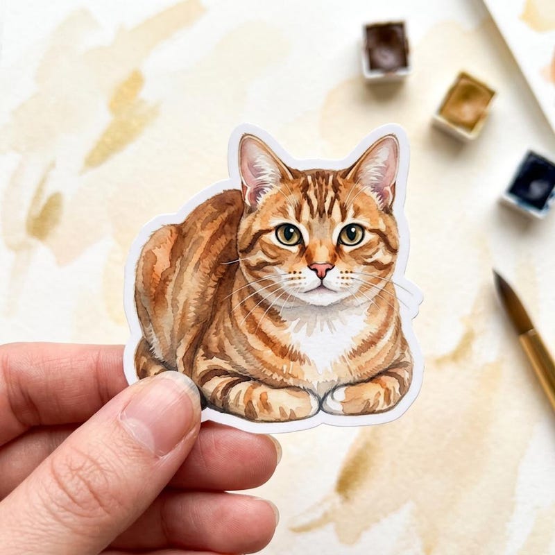 Orange Aesthetic Stickers - Etsy