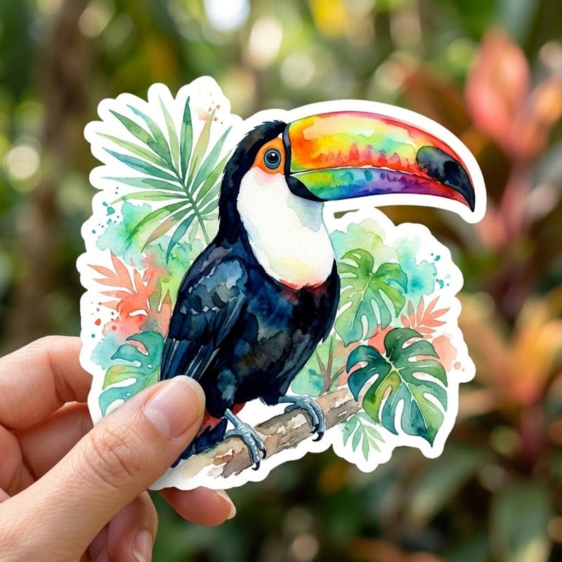 Toucan Stickers - Etsy