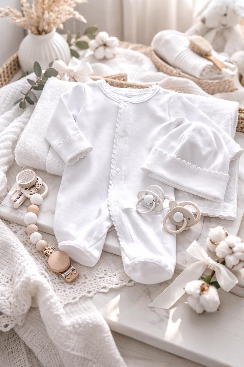 Fascinating Off White Baby Clothes Photos