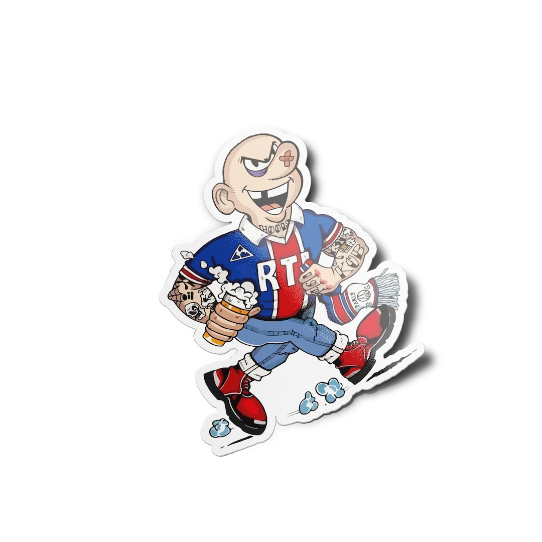PACK STICKERS STICKERS Psg Hooligans Paris Saint Germain Vintage Vinyl ...