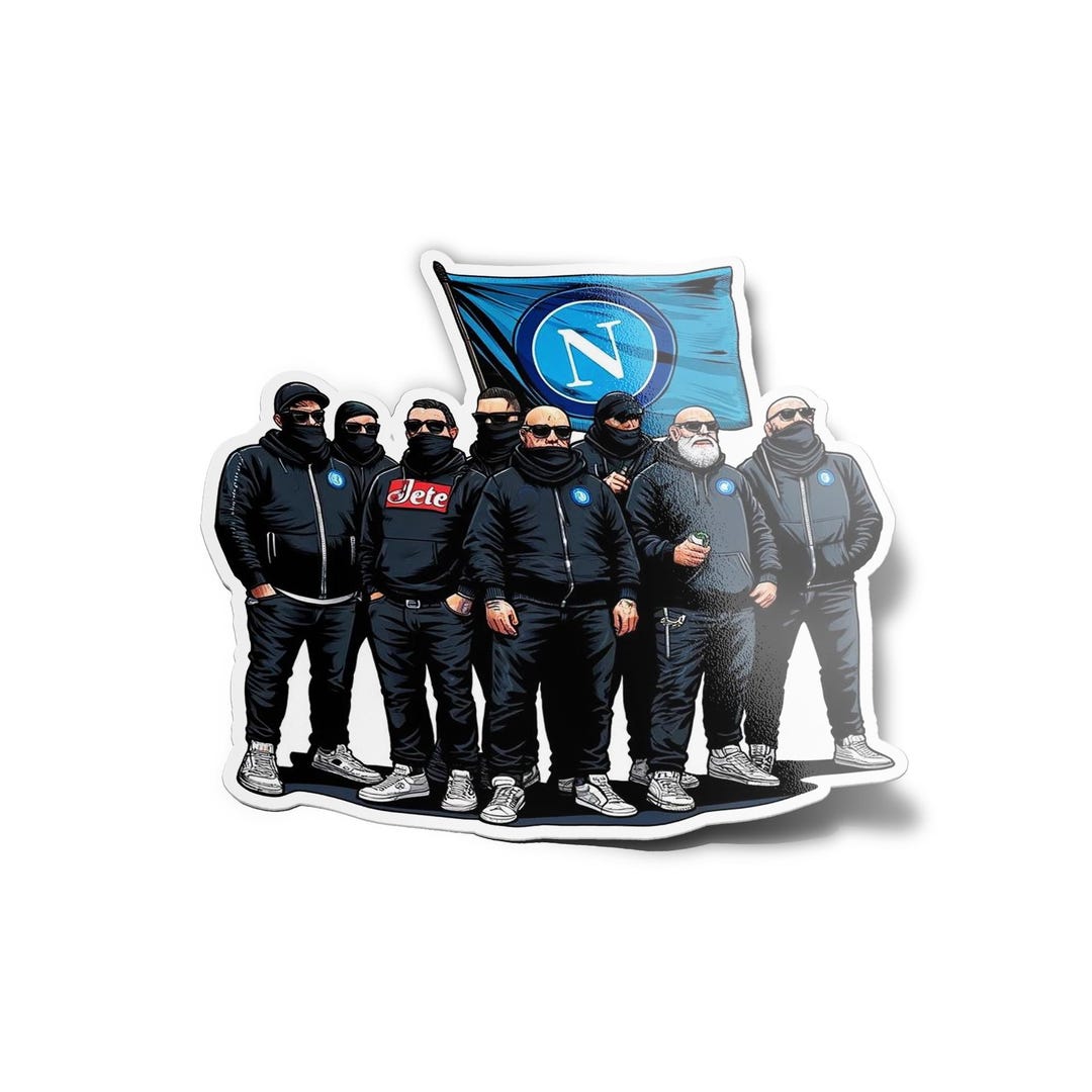 PACK STICKERS Ultras Napoli Calcio Naples Vinyl Curva Maradona Water ...