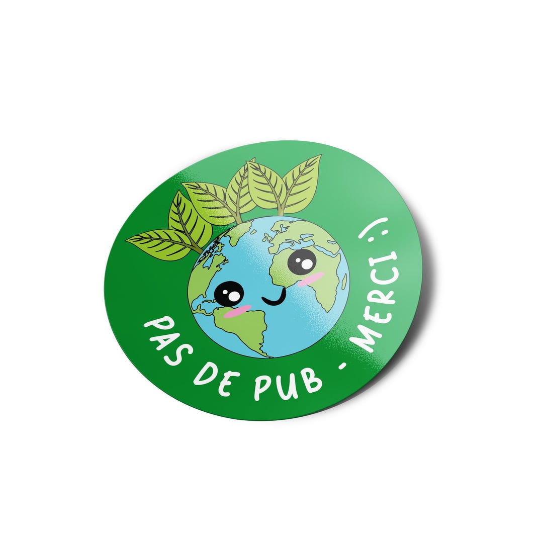 STICKERS PACK No Ads Stickers for Mailbox Cute Kawaii Illustration 8cm ...