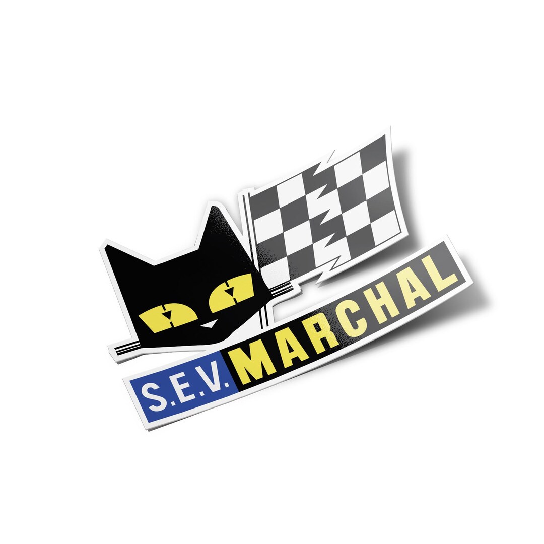 STICKERS PACK SEV Marchal Vintage Car Parts Stickers Cut to Shape in ...