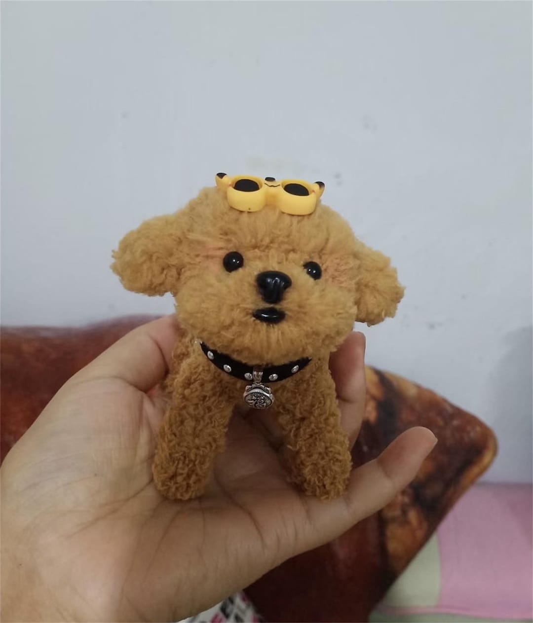 Custom Dog Teddy Portrait, Personalized Animal Figurine, Handcrafted ...