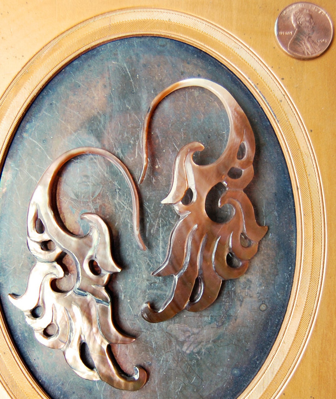 8 Gauge Ear Plugs Pink Sunsets - Etsy