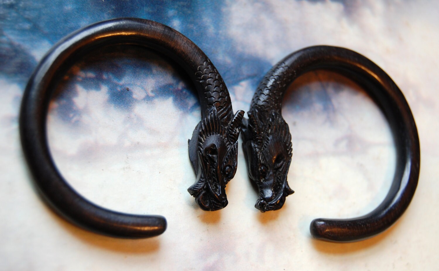 Dragon 3/4" Ear Gauges - Etsy