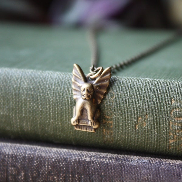 Gargoyle Necklace - Etsy