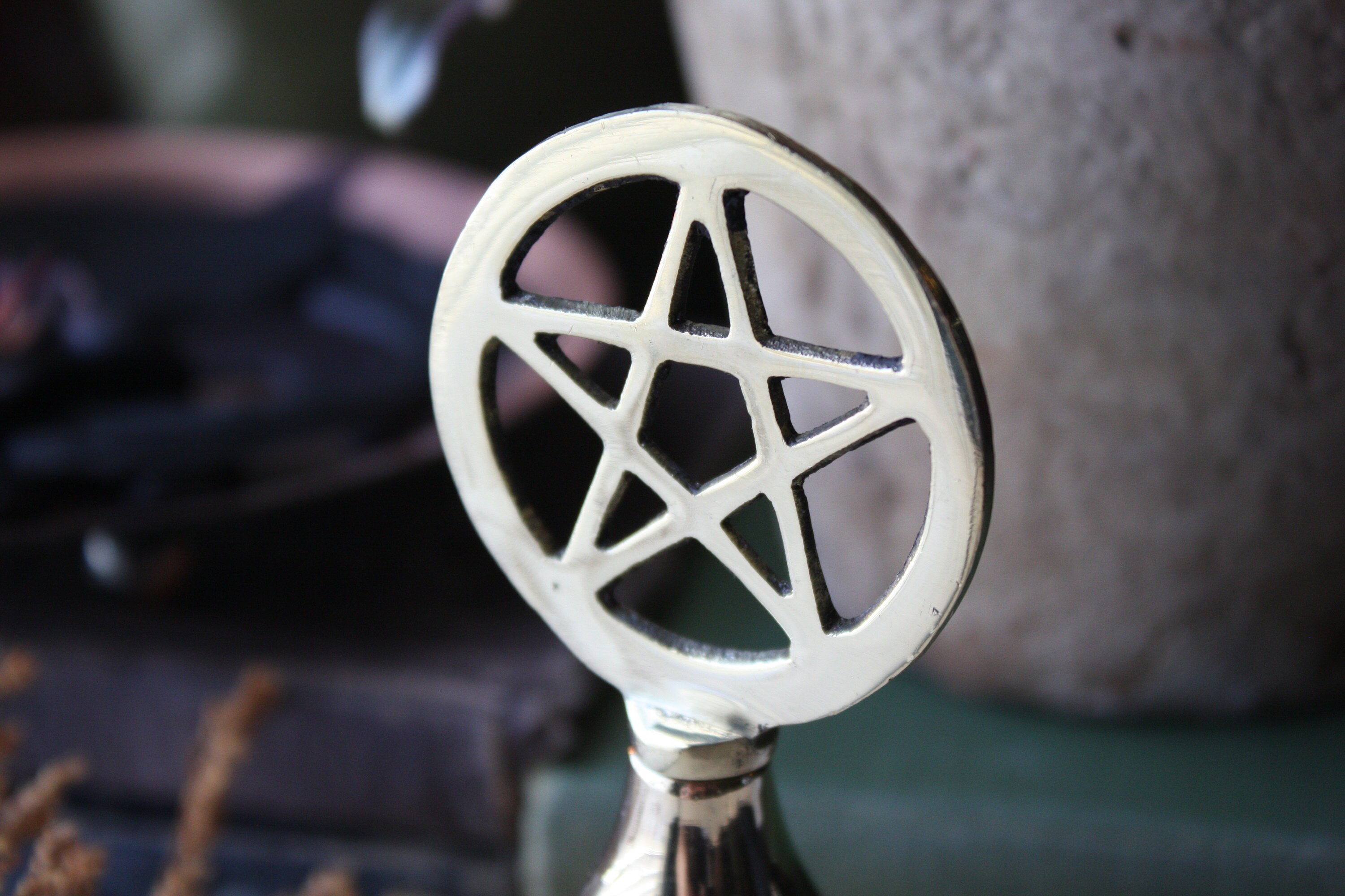 Pentagram Brass Altar Bell | Etsy