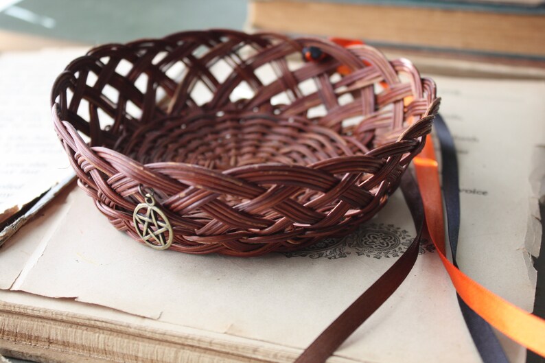 Samhain Offering Basket All Hallow's Eve | Etsy