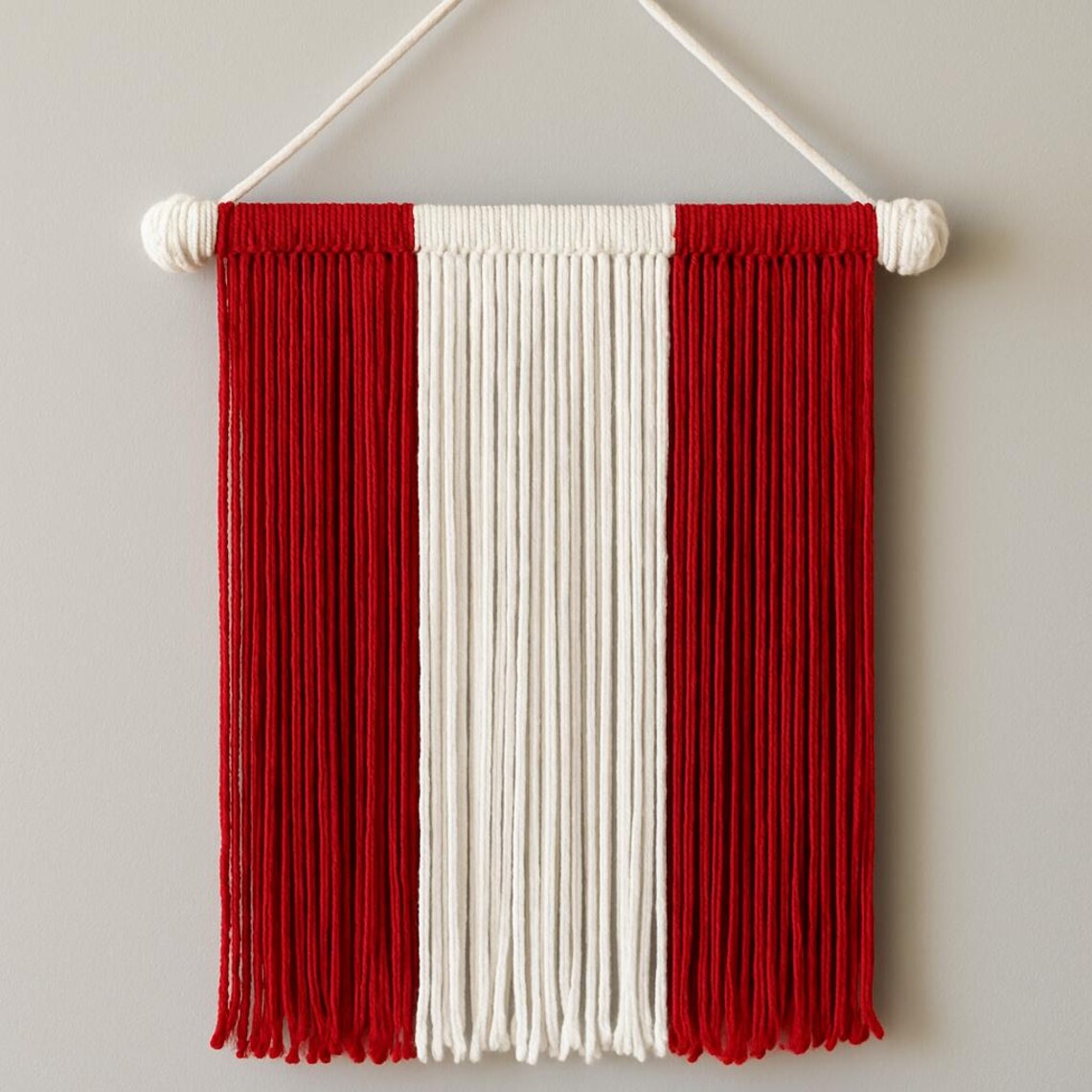 Peru Macramé Flag - Etsy