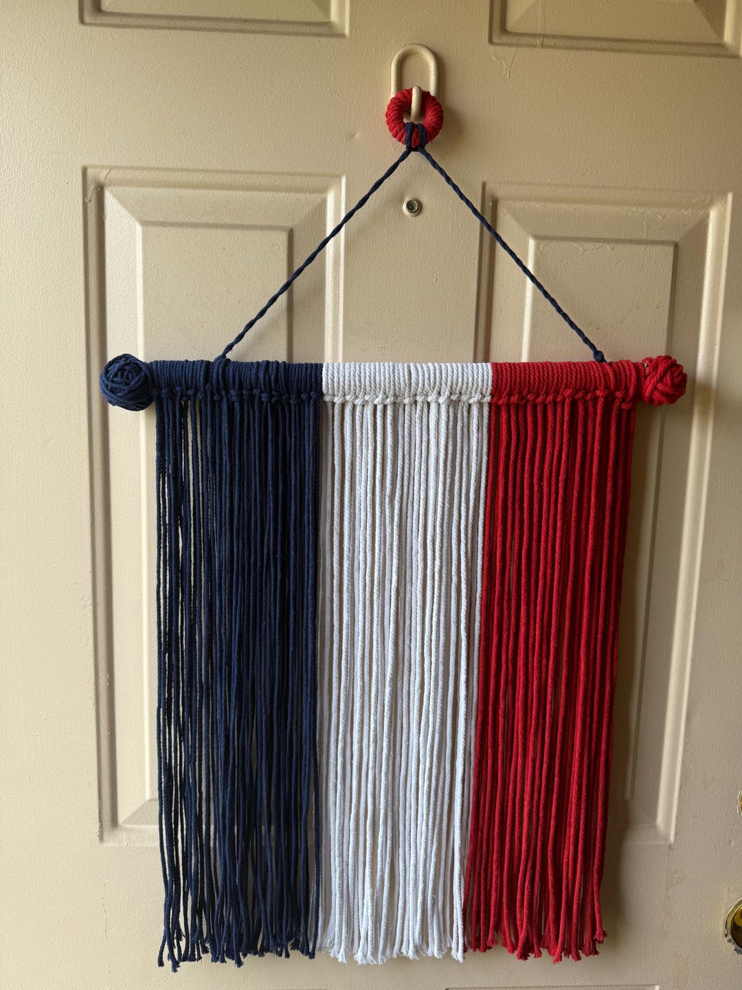 France Handmade Flag Wall Hanging - Etsy