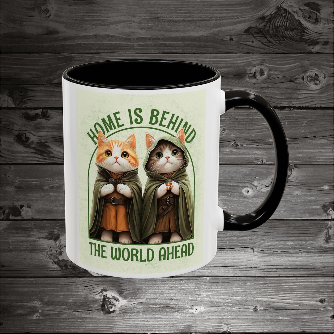 LOTR Frodo and Sam Cute Cats Mugs 11oz/15oz, Novelty Ceramic Mug, Funny ...
