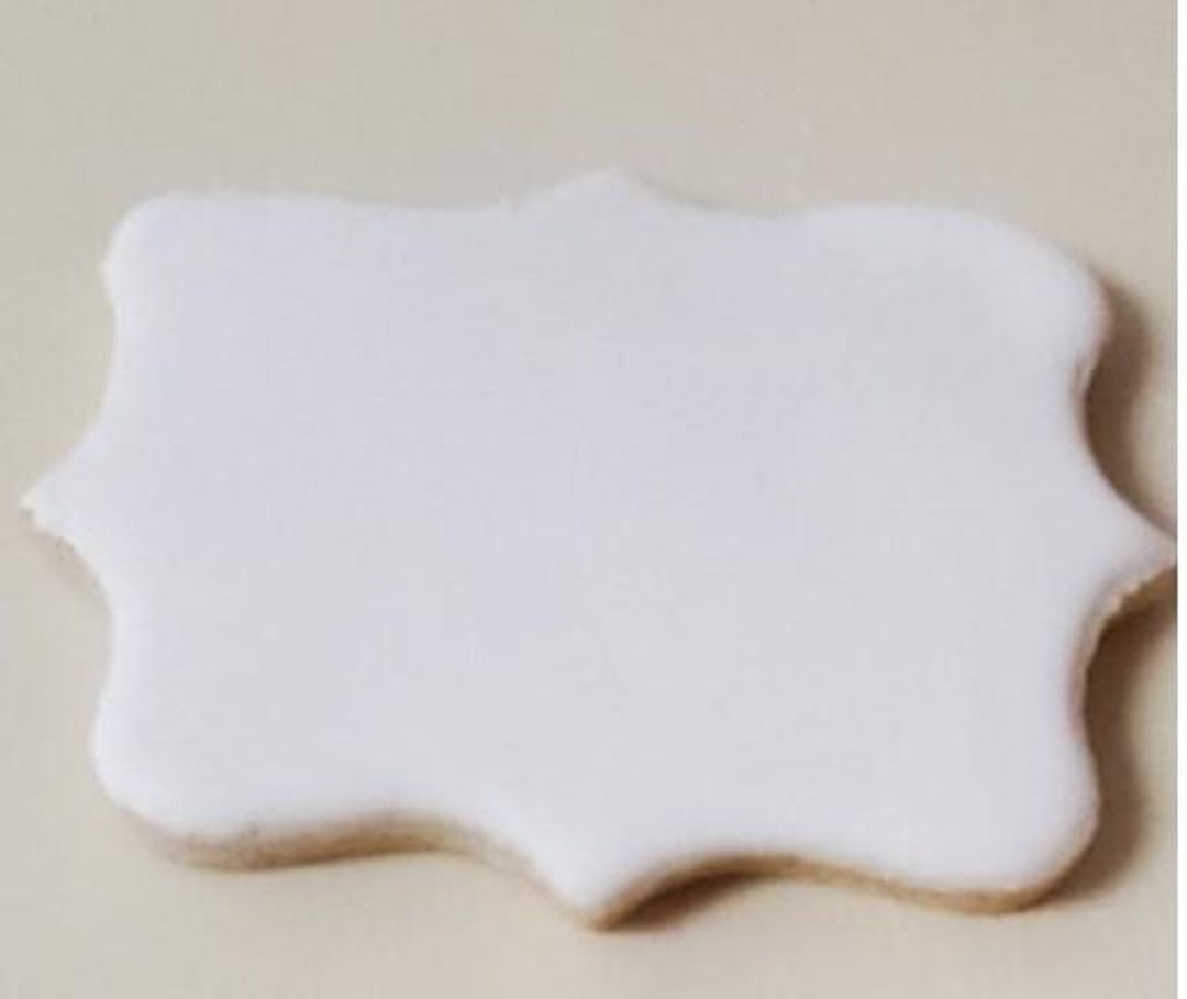 Iced or Plain Classic Plaque Sugar Cookies - Etsy