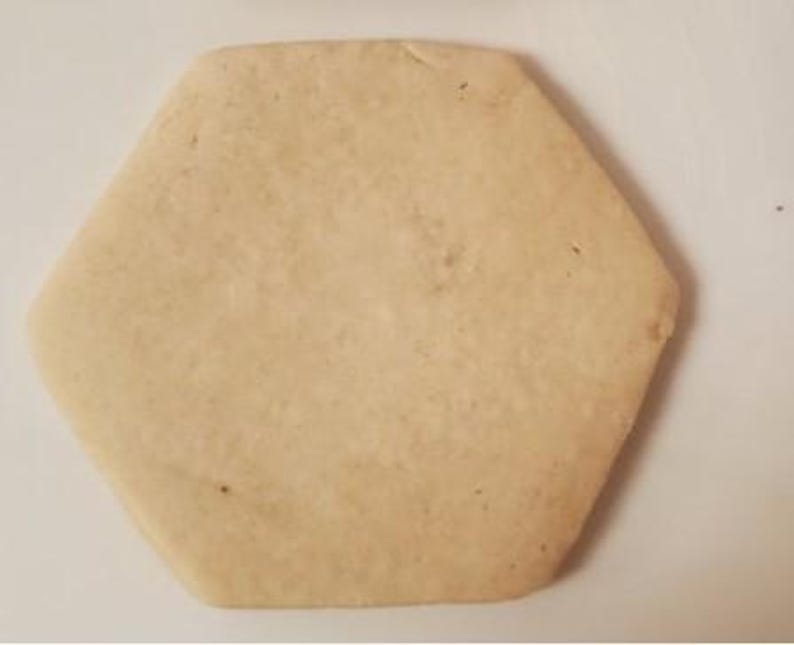 Iced or Plain Hexagon Sugar Cookies - Etsy