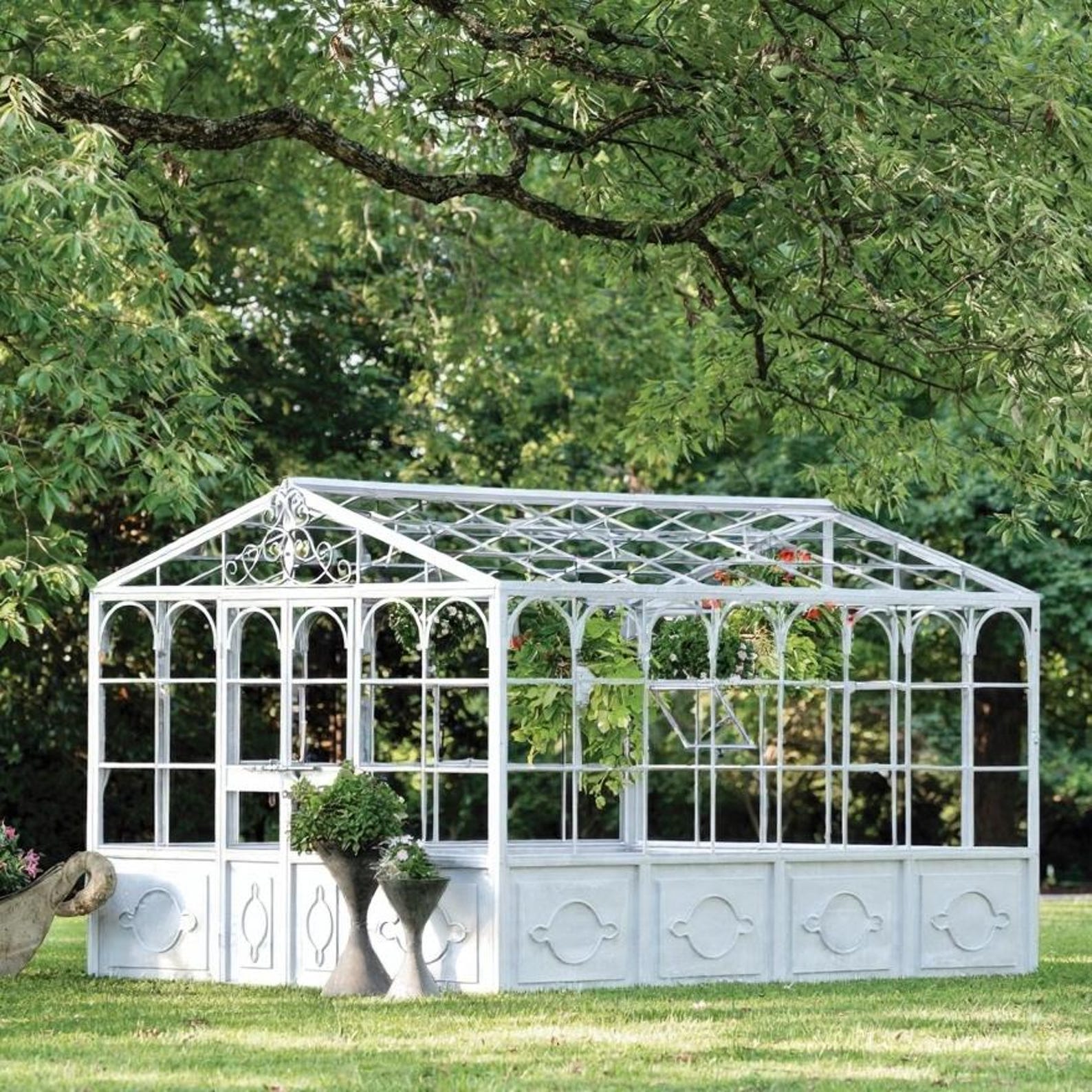 Large Aged Cast Iron Greenhouse Kit - Etsy