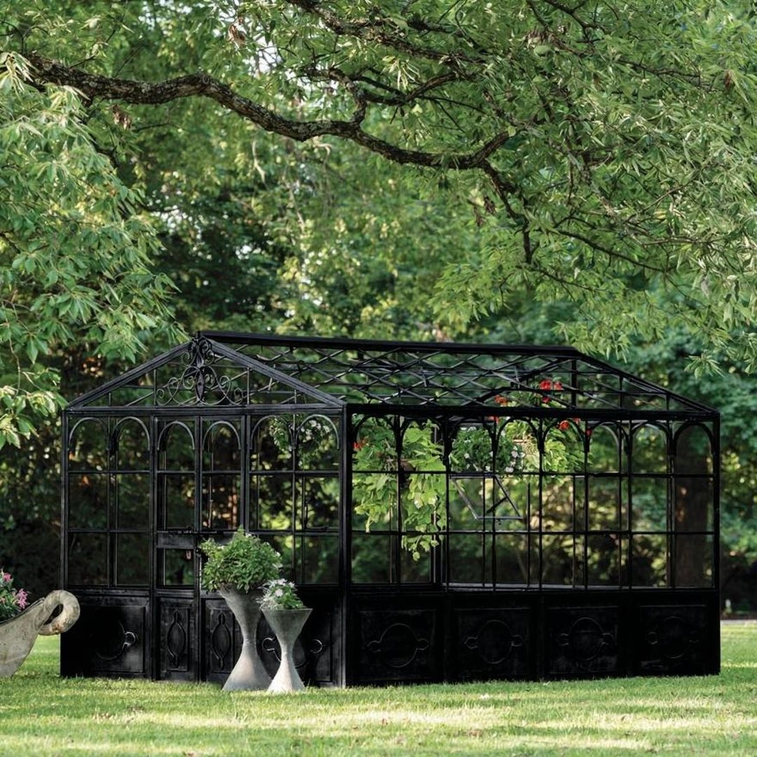 Large Aged Cast Iron Greenhouse Kit - Etsy