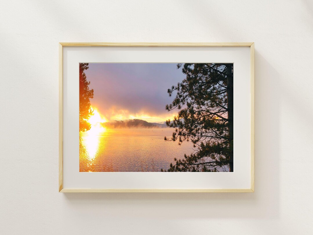 Lake Coeur D'alene Photography Digital Download, North Idaho Wall Art ...
