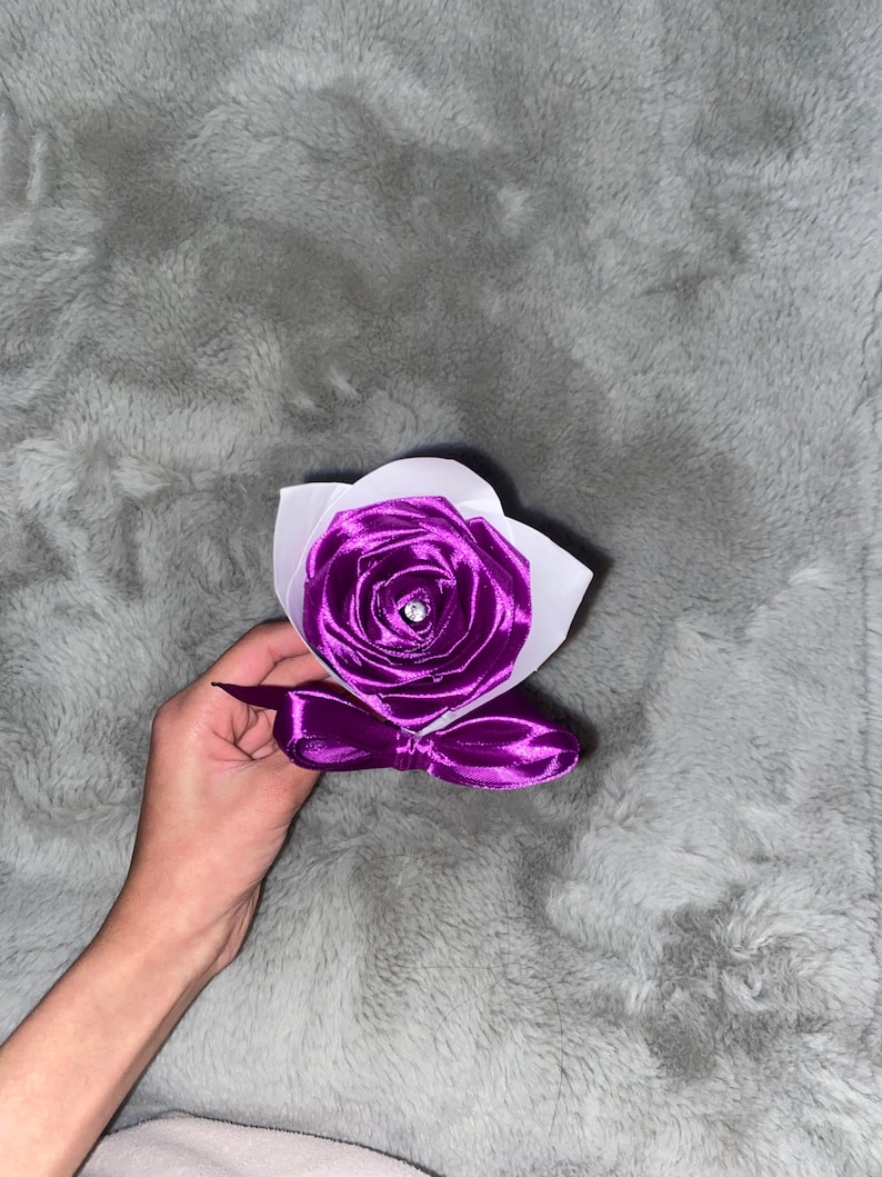 Eternal Ribbon Flower Singular Flower - Etsy