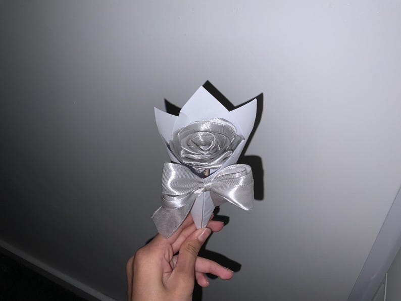 Eternal Ribbon Flower Singular Flower - Etsy