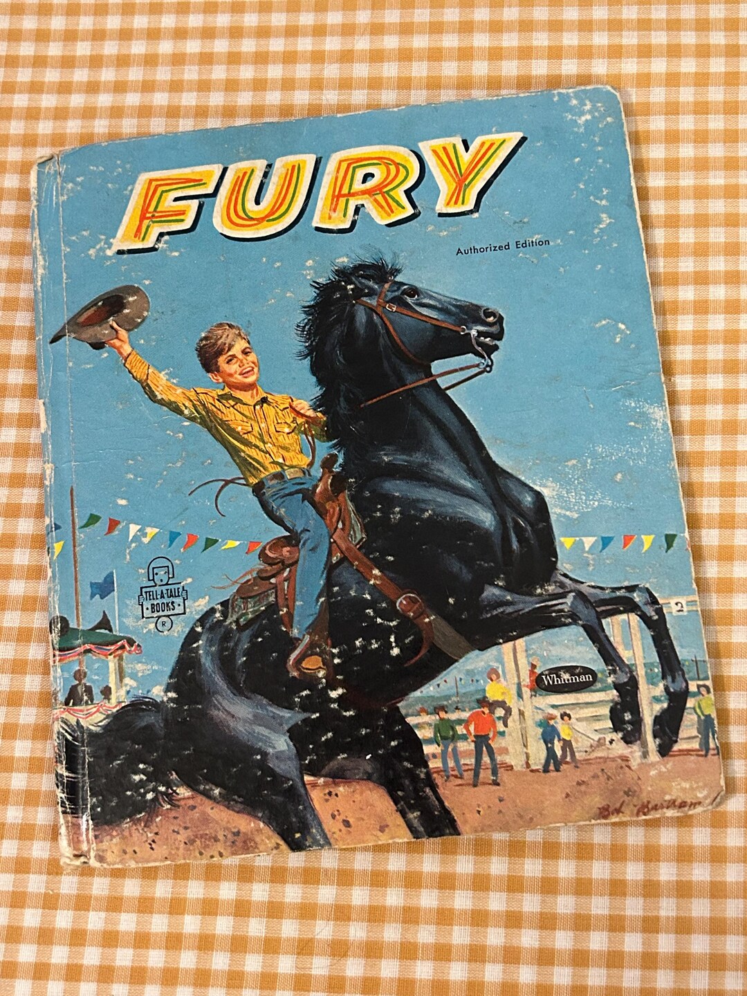 Vintage Fury Book by Whitman - Etsy