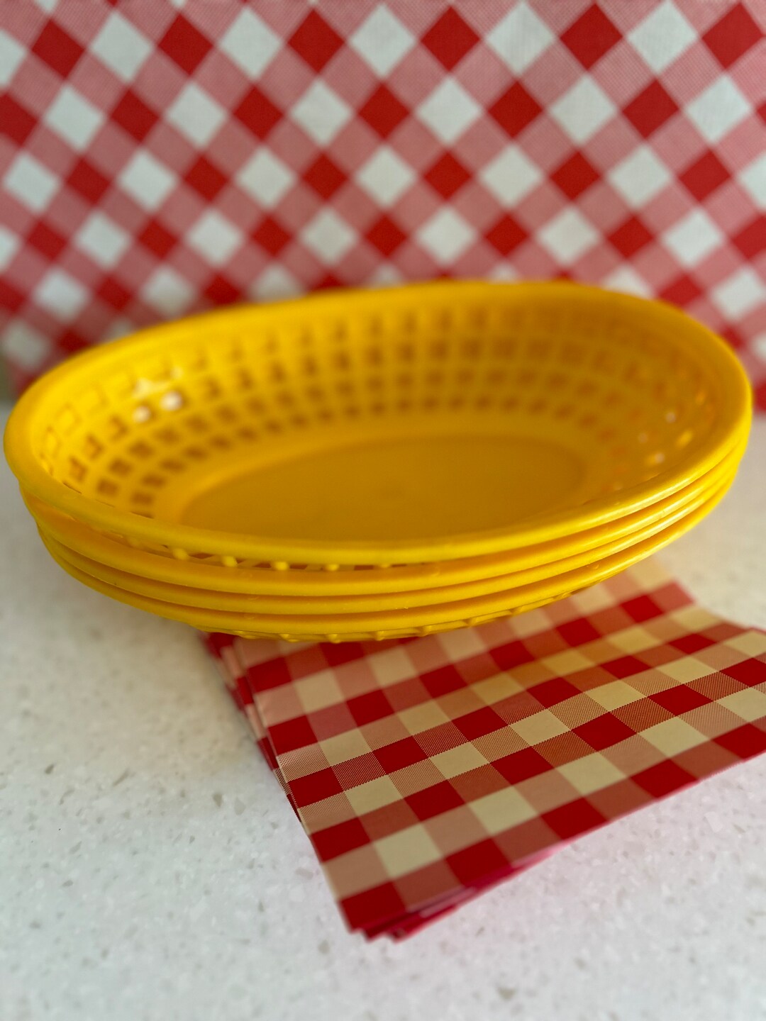 Vintage Ingrid Food Baskets - Etsy