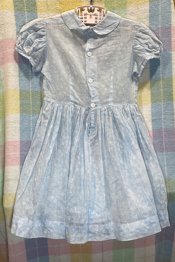 vintage girls handmade dress - Gem