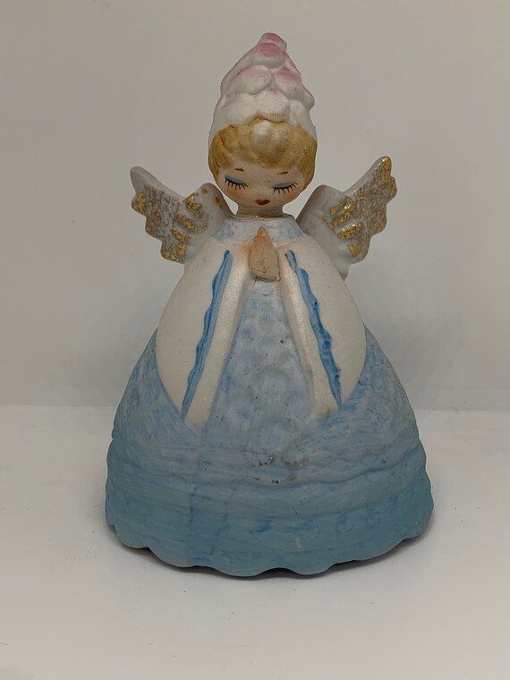 Vintage Lefton Angel Bell - Etsy