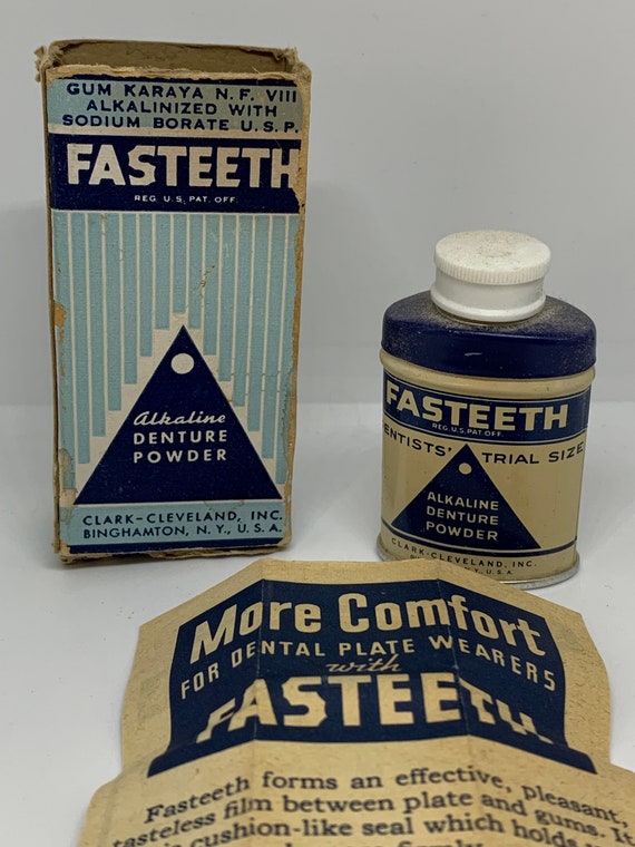 Collectibles Art & Collectibles Memorabilia Vintage Fasteeth Denture ...
