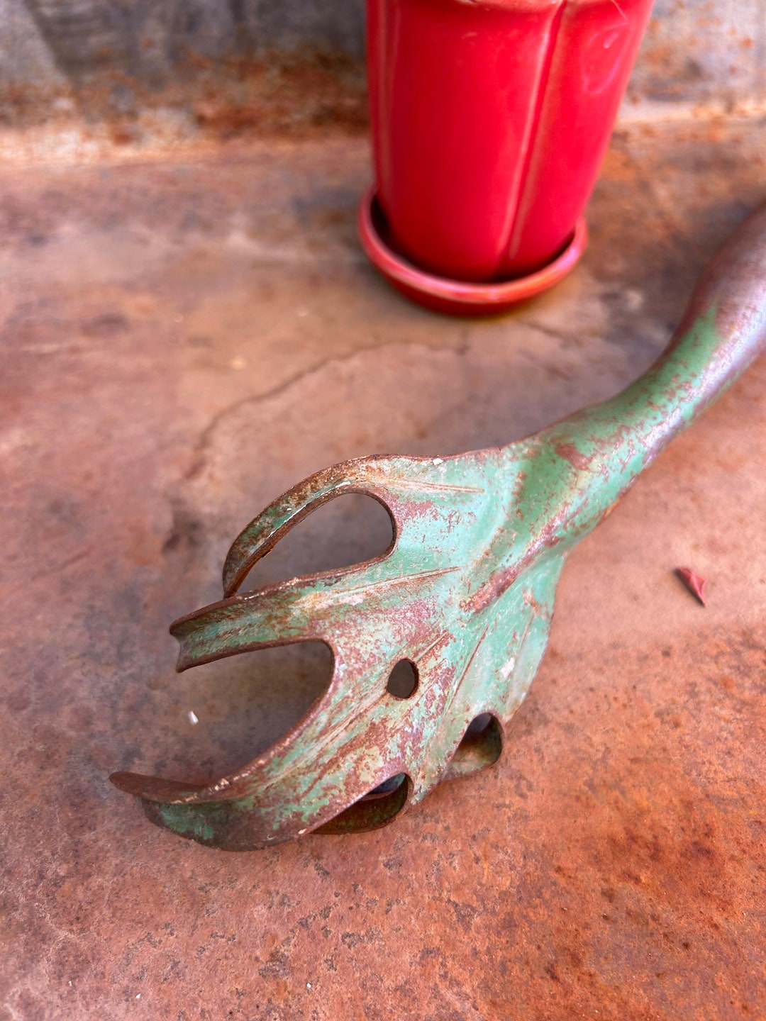 Vintage Green Garden Claw - Etsy