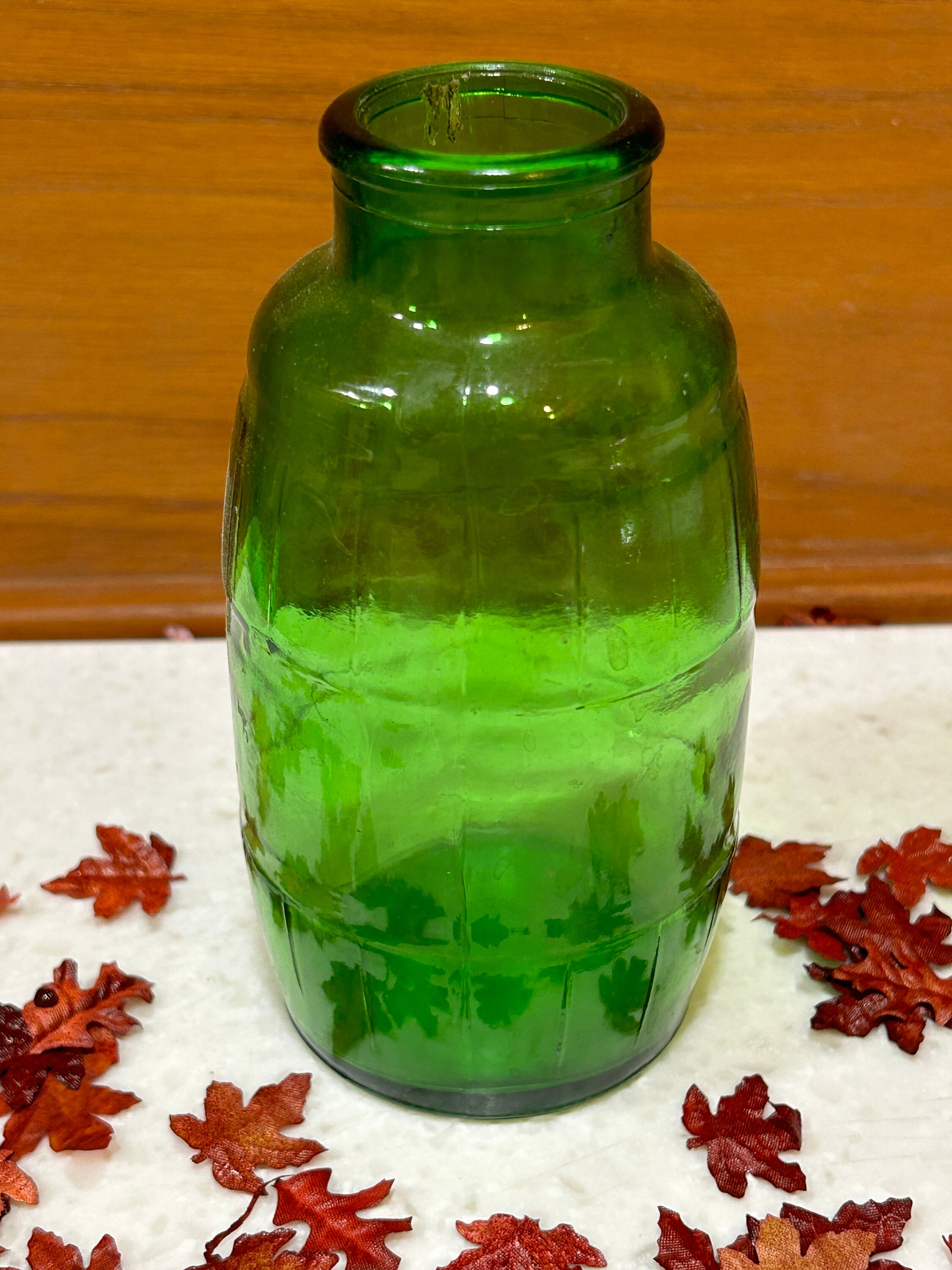 Vintage Green Bottle - Etsy