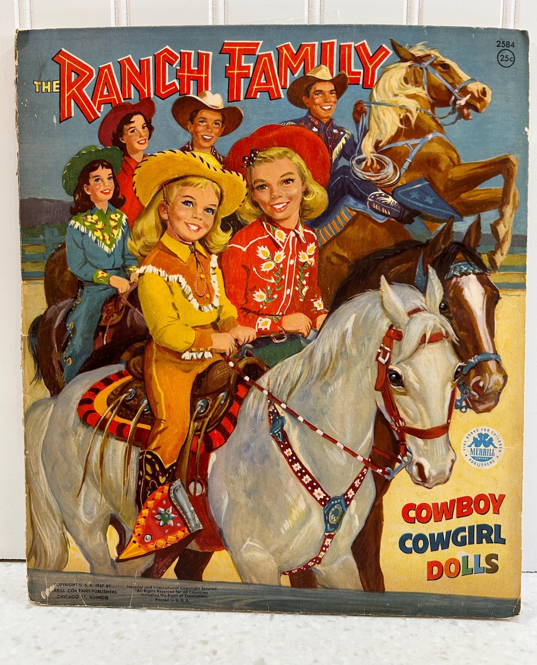 Vintage Ranch Family Paper Dolls - Etsy