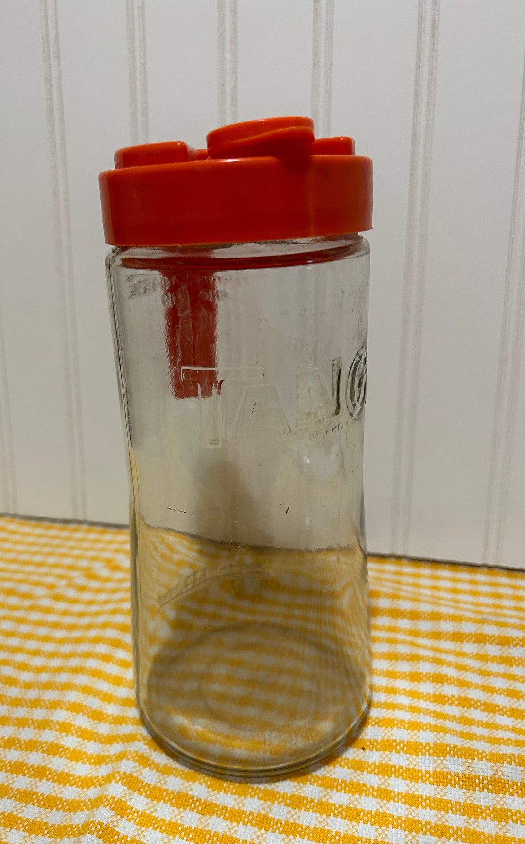 Vintage Tang Glass Pitcher - Etsy