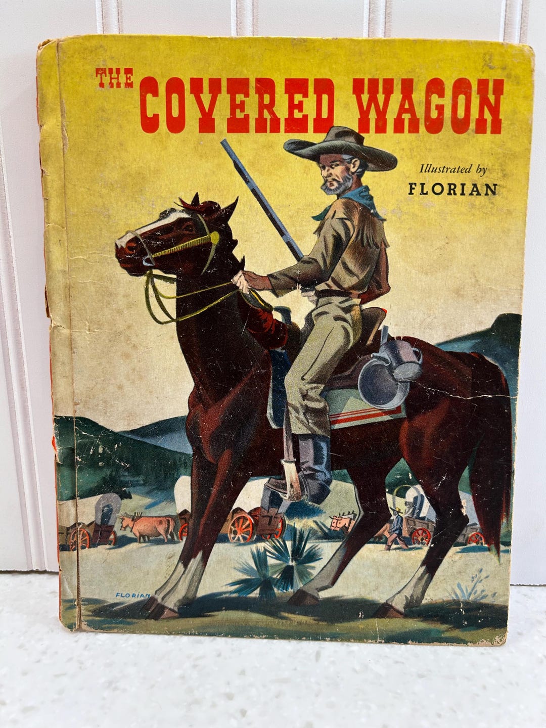 Vintage the Covered Wagon Book - Etsy